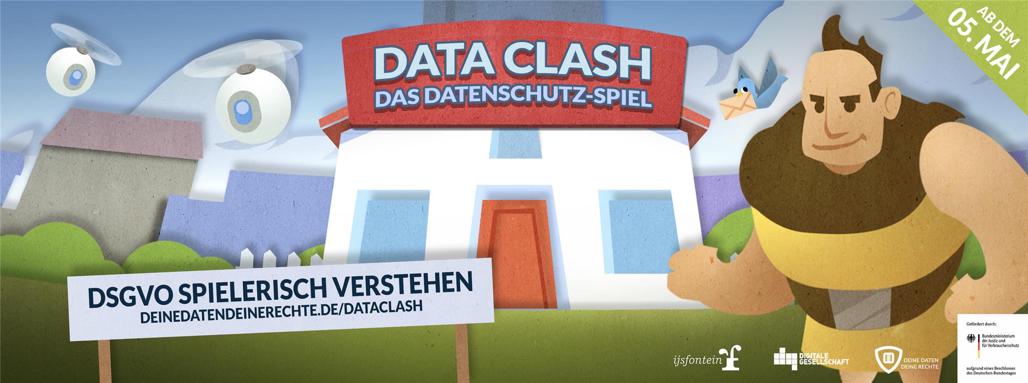 Pressemitteilung: Browsergame Data Clash: Spielend Datenschutz lernen - Wegesrand